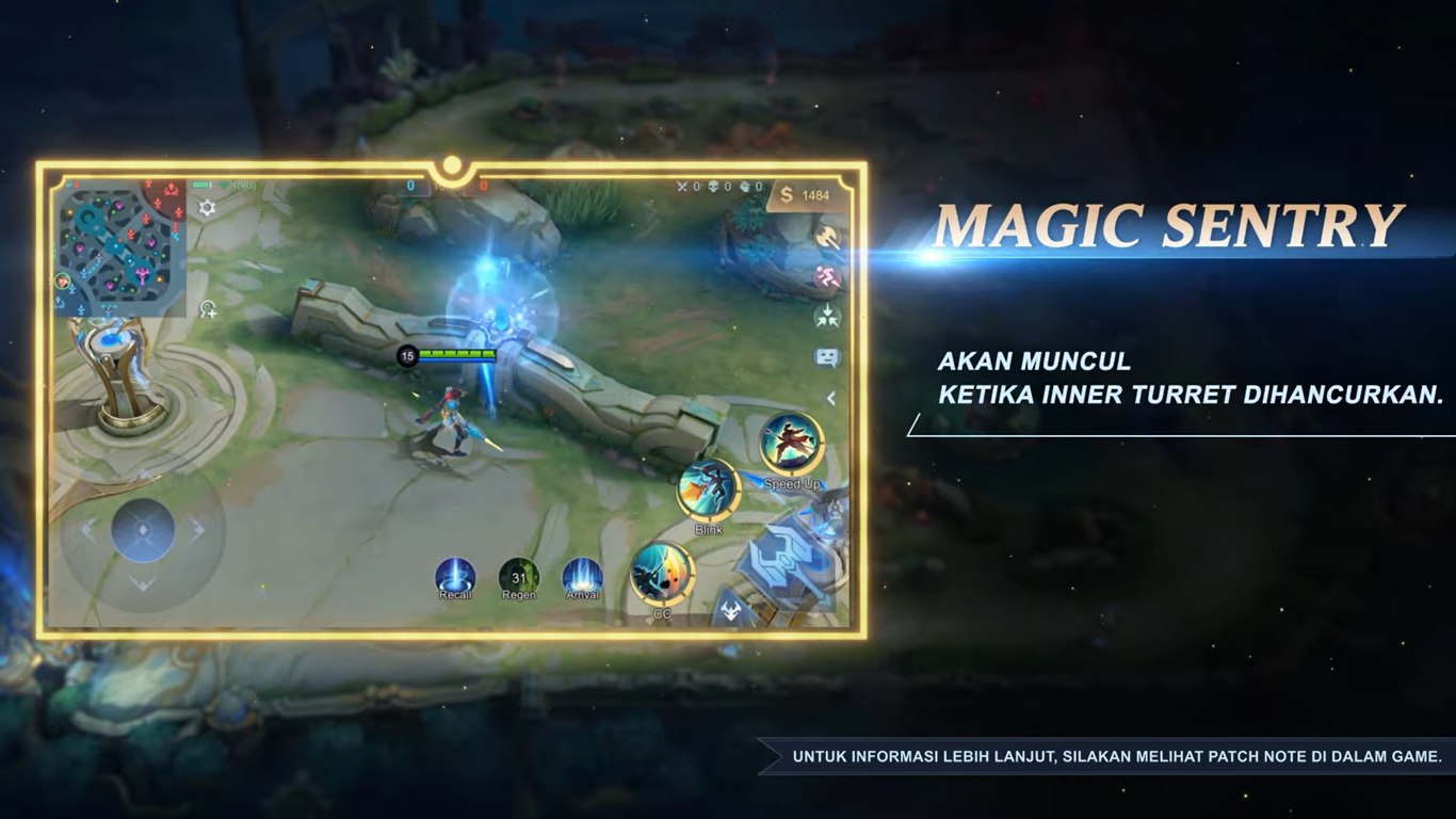 Cara pakai dan fungsi dari fitur Magic Sentry Mobile Legends (ML ...