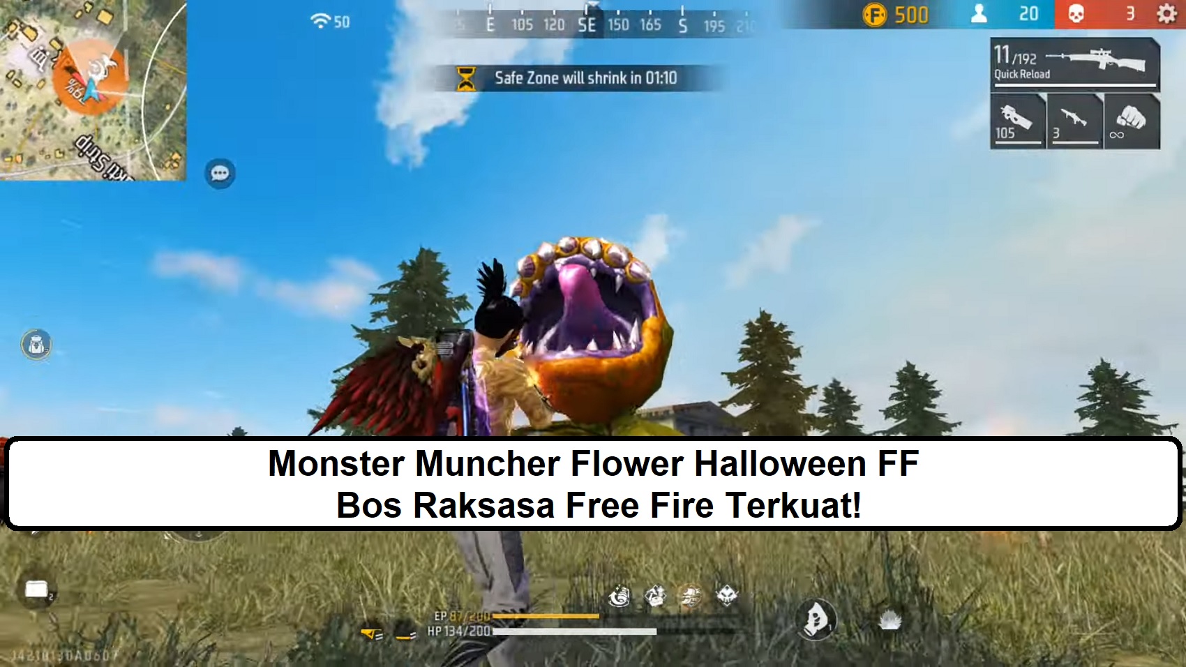 Monster Muncher Flower Halloween FF, Bos Raksasa Free Fire Terkuat ...