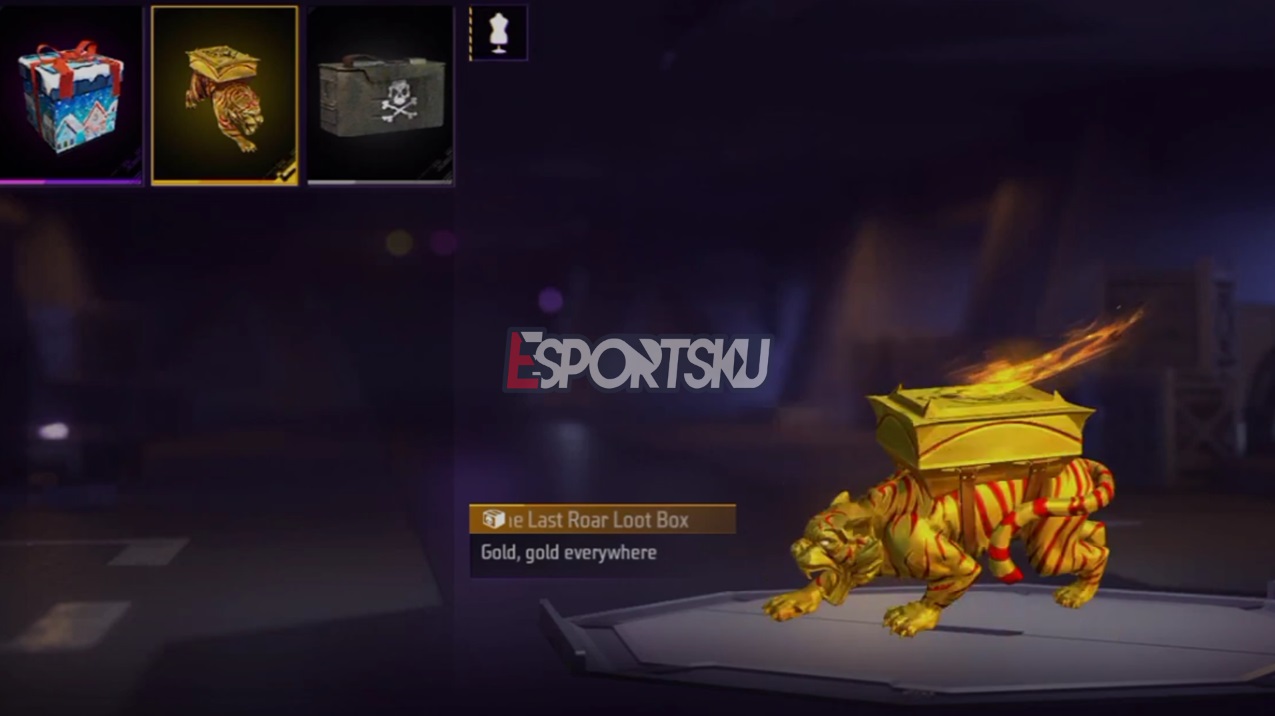 The Last Roar Loot Box Free Fire, Patung Singa Emas FF! – Esportsku