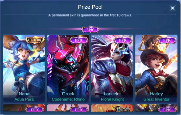 Hadiah Skin Collector Event Starlight Fest 2022 Mobile Legends (ML ...