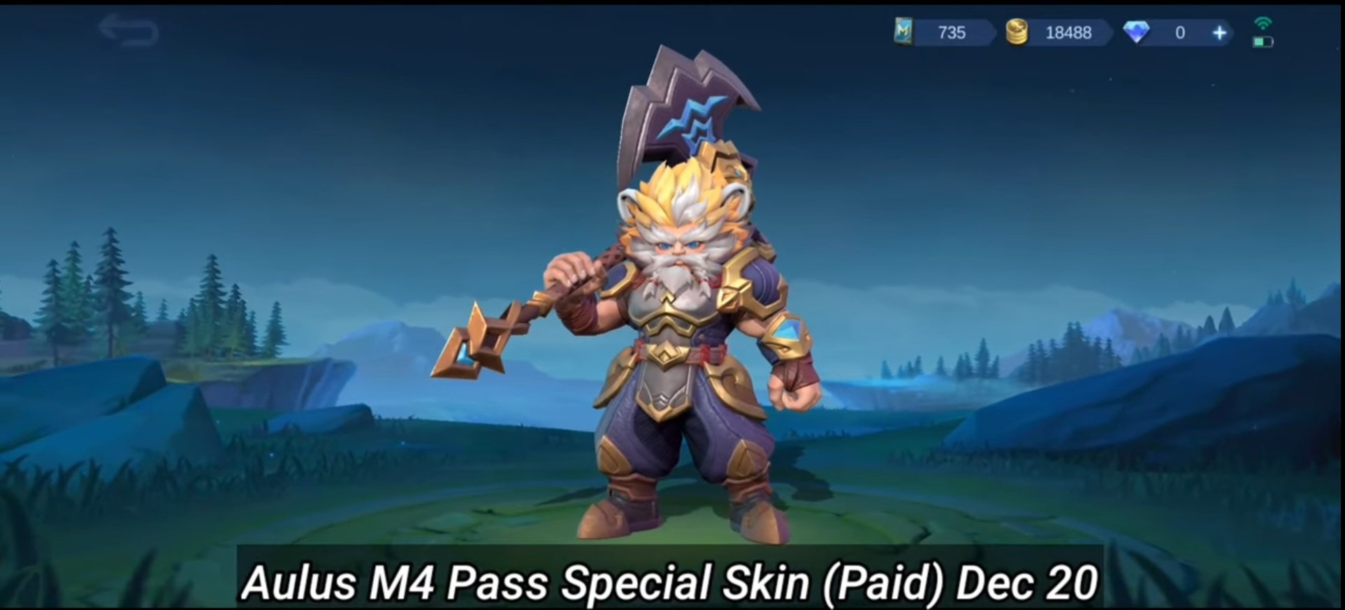 Skin M4 Pass Special Mobile Legends (ML) prize - Esports