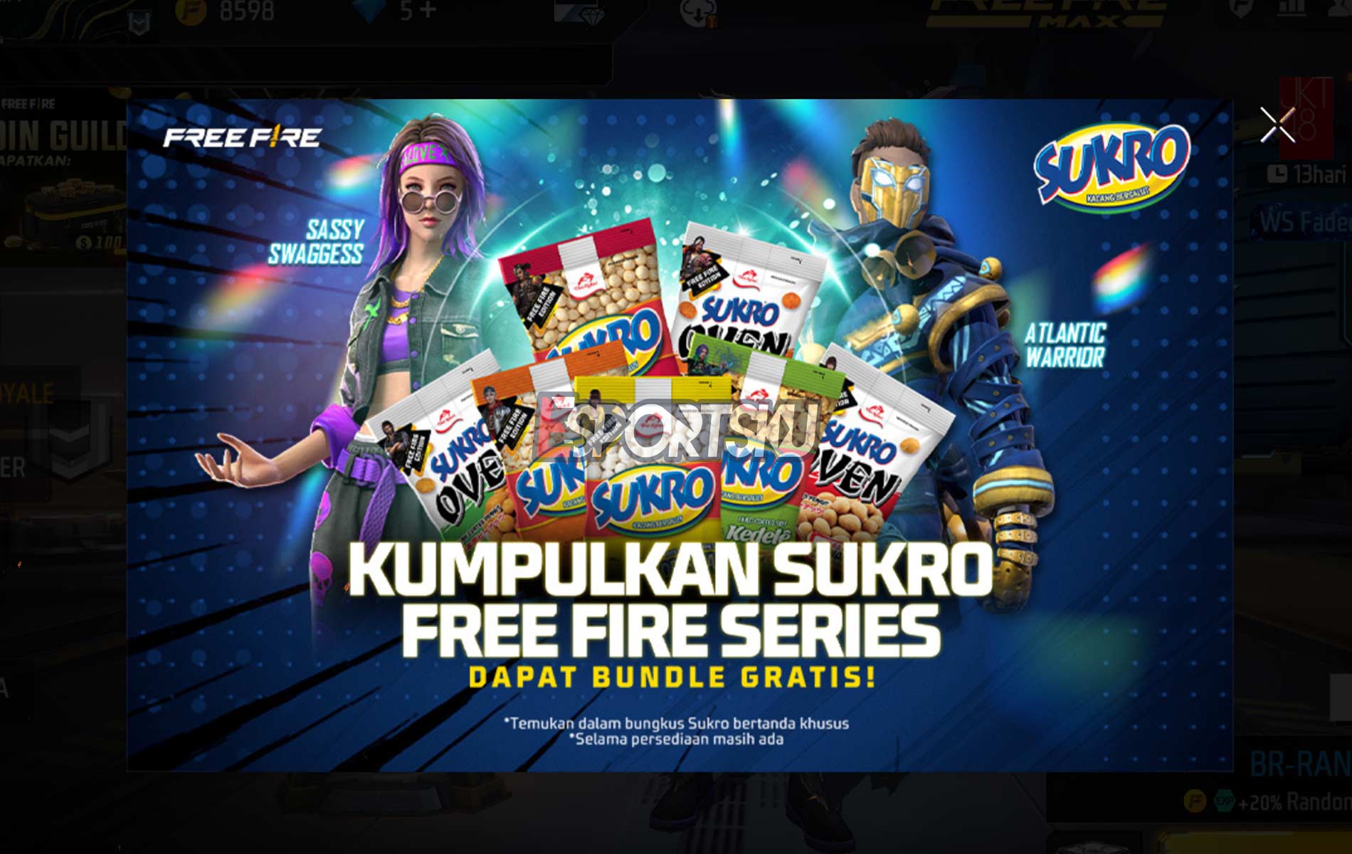 Bundle Event Free Fire (FF) x Sukro, Ini Cara Ikutannya! – Esportsku