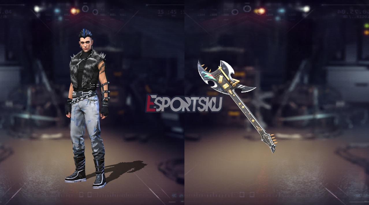 Cara Dapatkan Bundle Rocker Stud dan Bat Frost Edge Axe Free Fire (FF ...