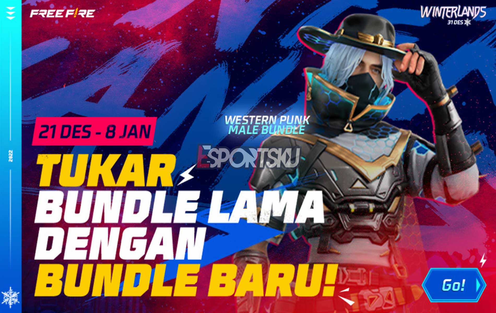 Cara Dapatkan Bundle Steel Cowboy Free Fire (FF) – Esportsku