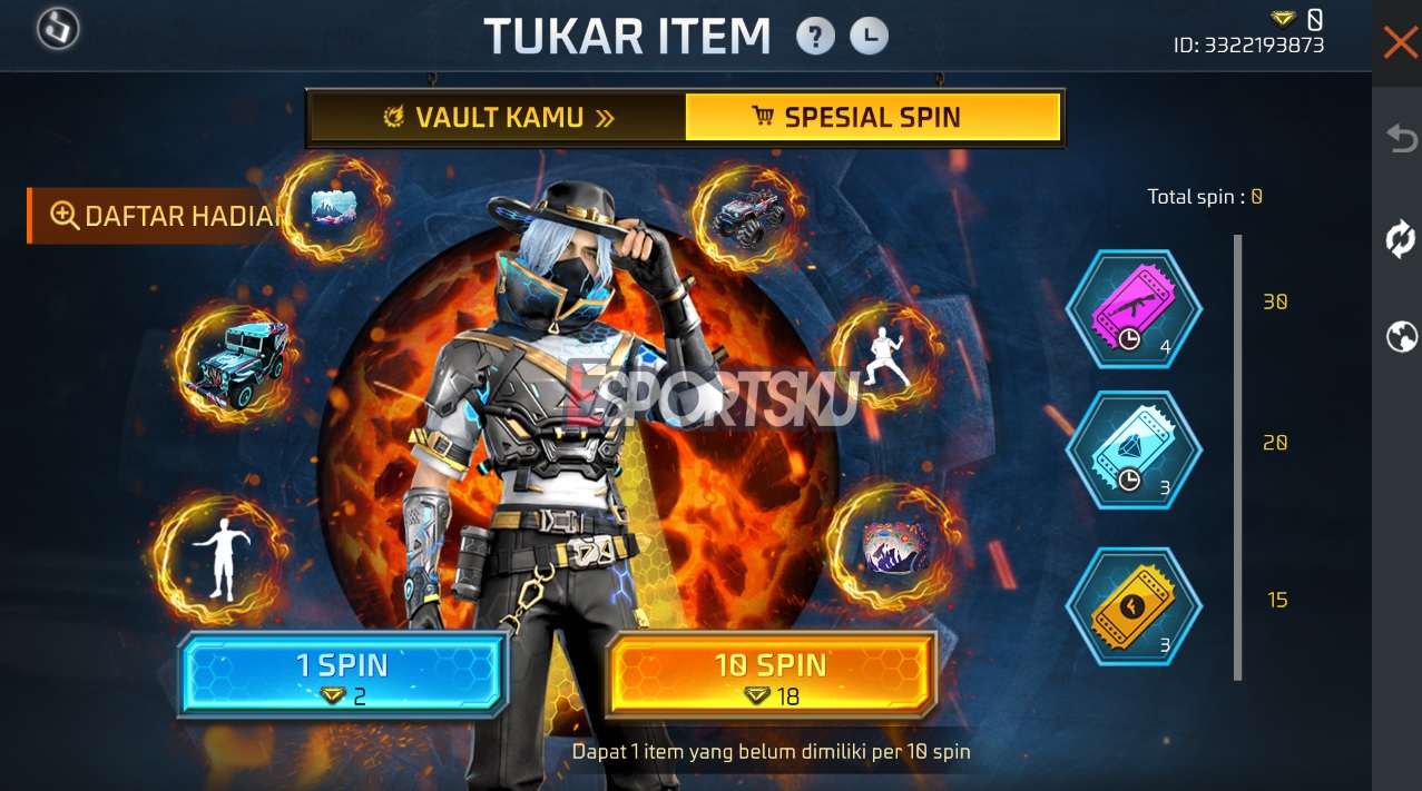 Cara Dapatkan Bundle Steel Cowboy Free Fire (FF) – Esportsku
