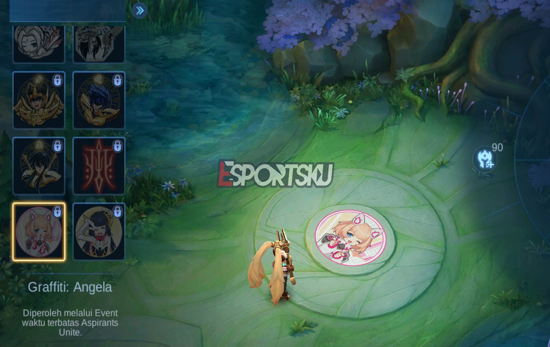 Cara Dapatkan Graffiti Angela dan Ruby Aspirants Mobile Legends (ML ...