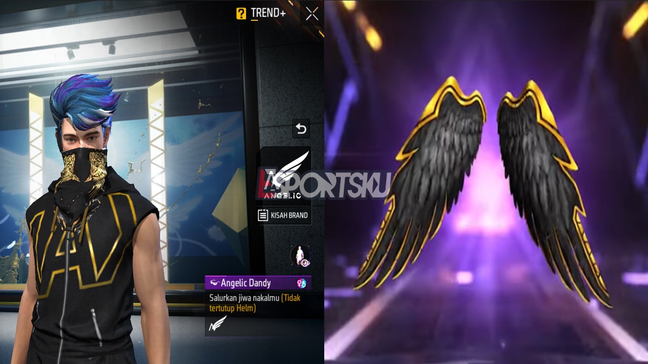 Cara Dapatkan Masker Dandy dan Backpack Deadly Angelic Free Fire (FF ...