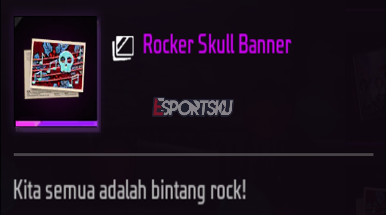 Cara Dapatkan Rocker Skull Banner Free Fire (FF) – Esportsku