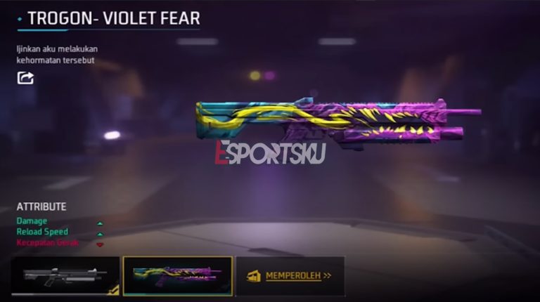 Cara Dapatkan Skin Trogon Violet Fear Free Fire (FF) – Esportsku