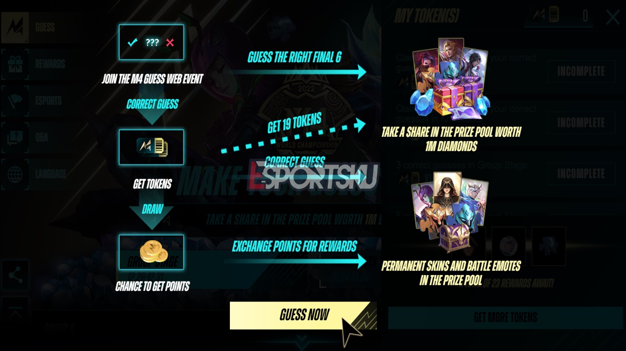 Cara Main Event M4 MLBB, Ayo Dapatkan Skin Mobile Legends! – Esportsku