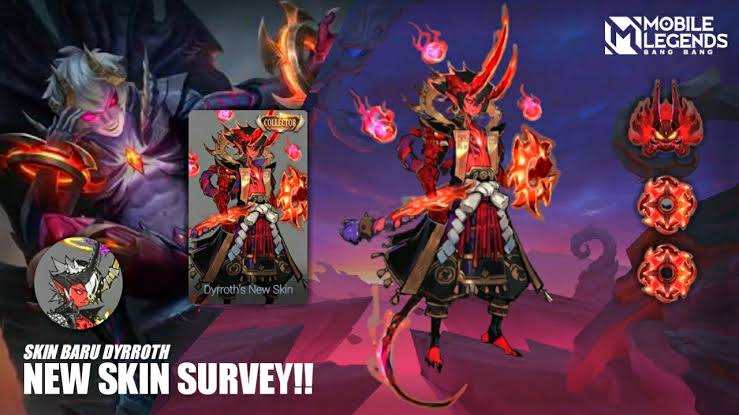 Dyrroth Naraka Flame Becomes Skin Collector January 2023 Mobile Legends ...