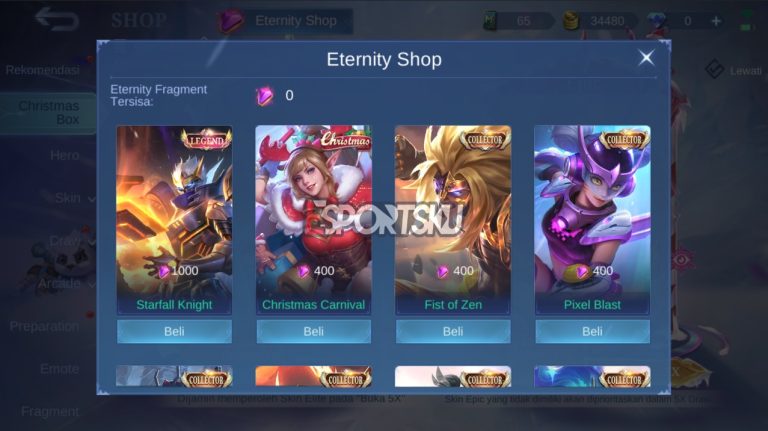 Fungsi Eternity Fragment Mobile Legends (ML), Tukar Hadiah Gratis! – Esportsku