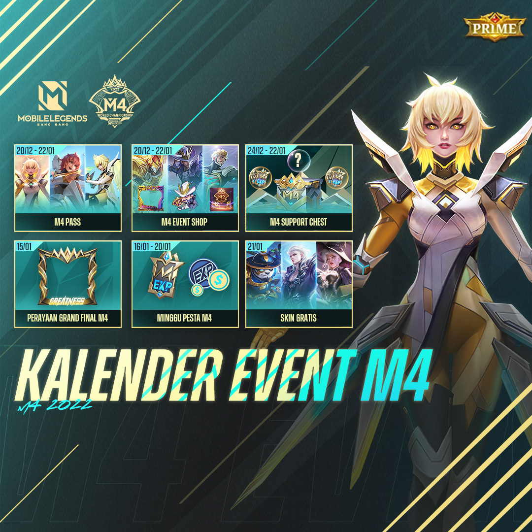 Kalender Event M4 Mobile Legends (ML) – Esportsku