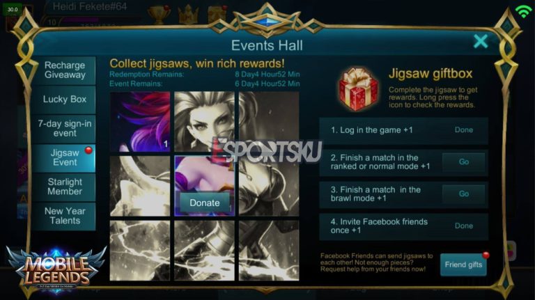 Kapan Rilis Kembali Event Jigsaw Foss Mobile Legends (ML)? – Esportsku