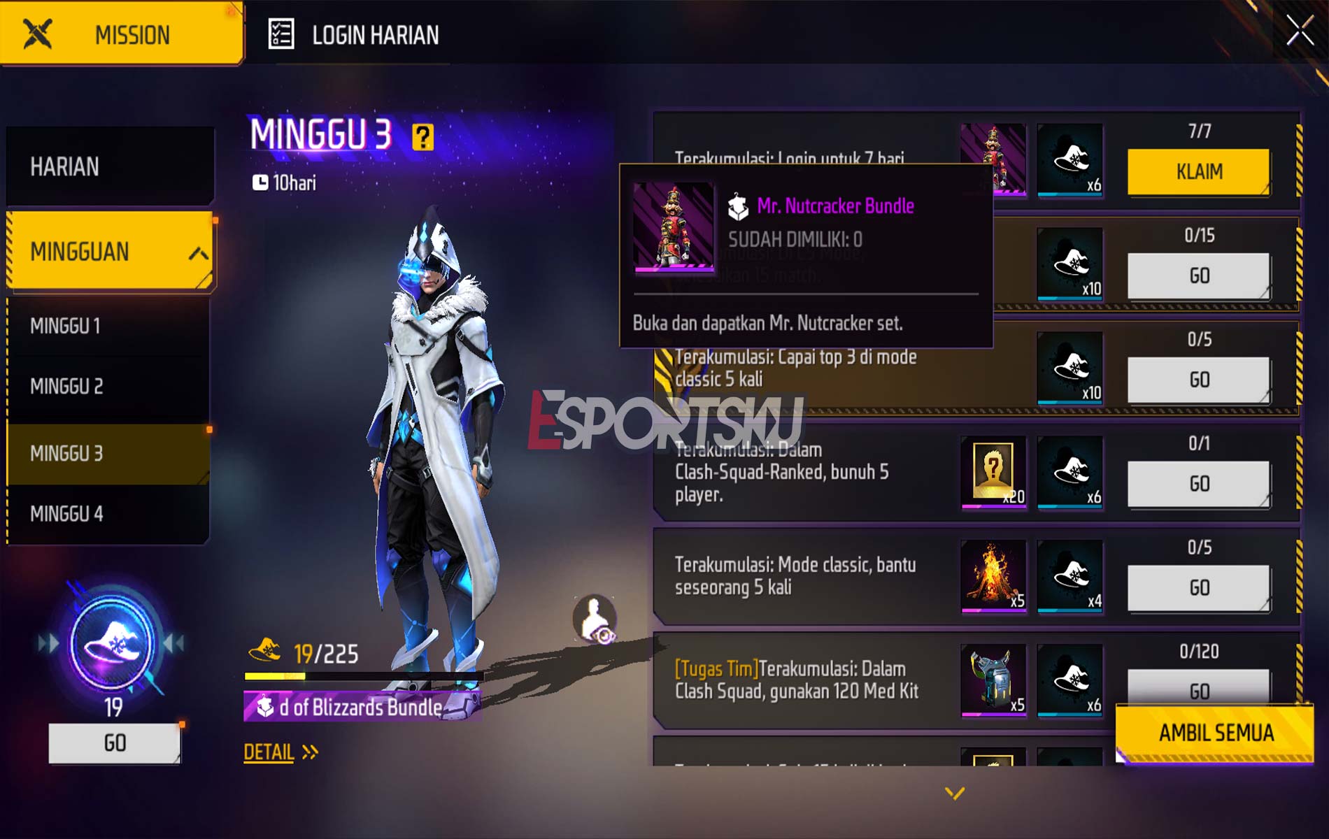 Login 7 Hari Dapat Bundle Tentara Free Fire (FF) Gratis! – Esportsku