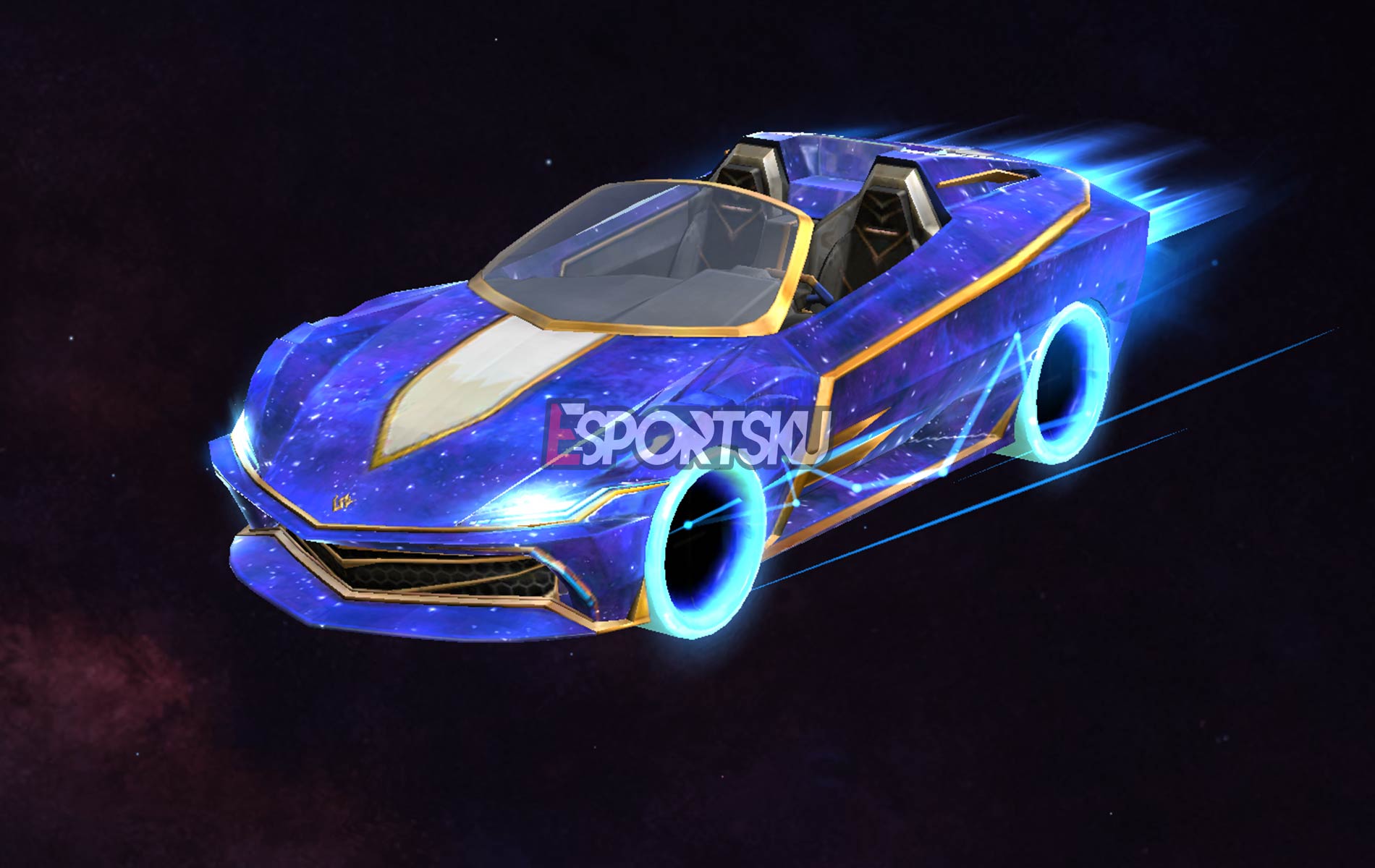 Skin Sports Car Galaxis FF, Mobil Angkasa Free Fire! – Esportsku