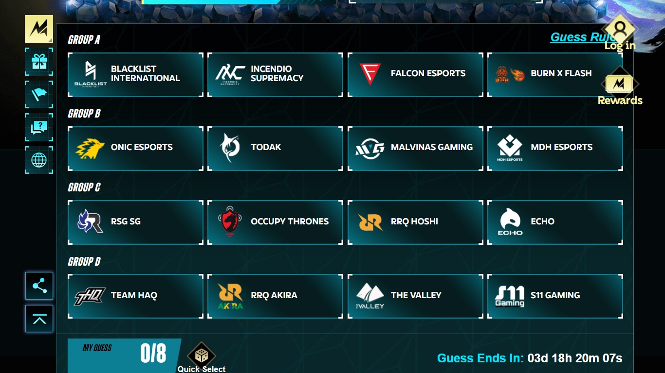 Pola tim Event M4 Lucky Guess Mobile Legends (ML), Ini dia Timnya! – Esportsku