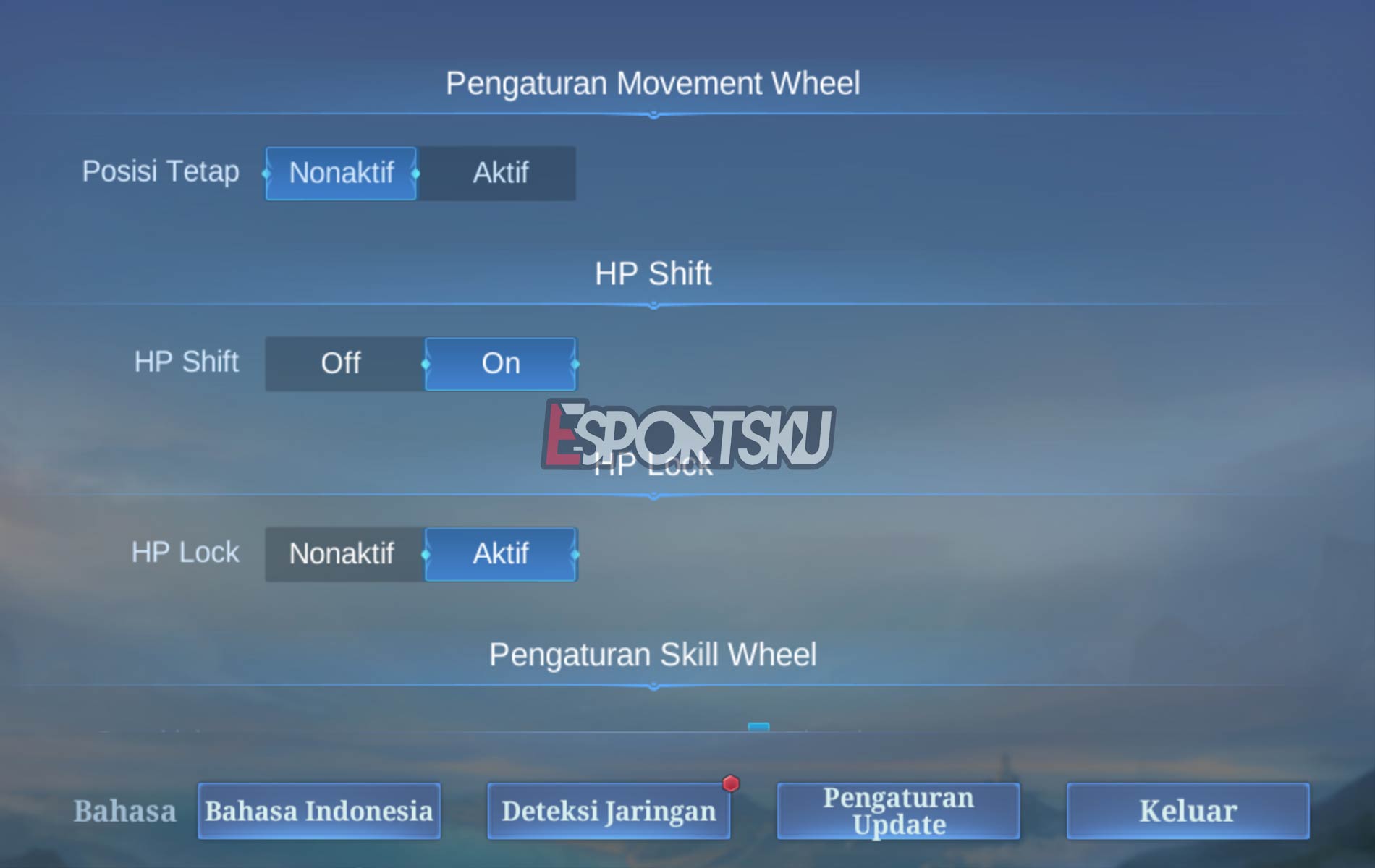 Apa Itu HP Shift Option Mobile Legends (ML)? – Esportsku