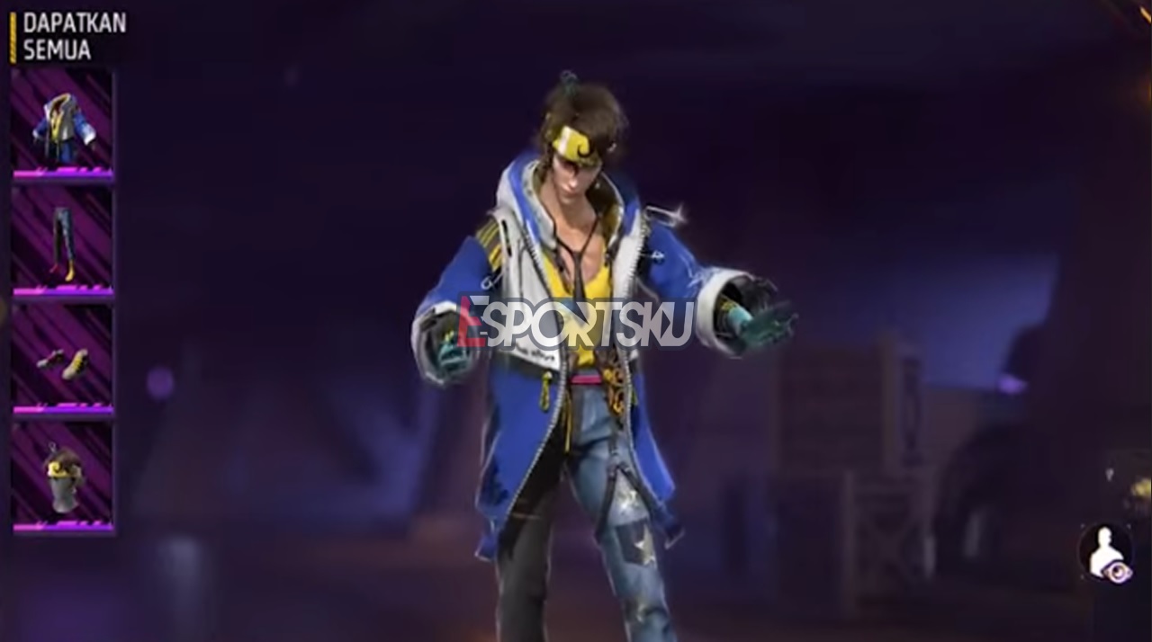 Cara Dapatkan Bundle Blue Renegade Free Fire (FF) – Esportsku