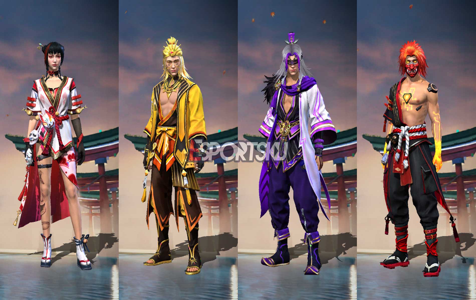 4 Bundle Series Densho Kami Free Fire (FF) – Esportsku