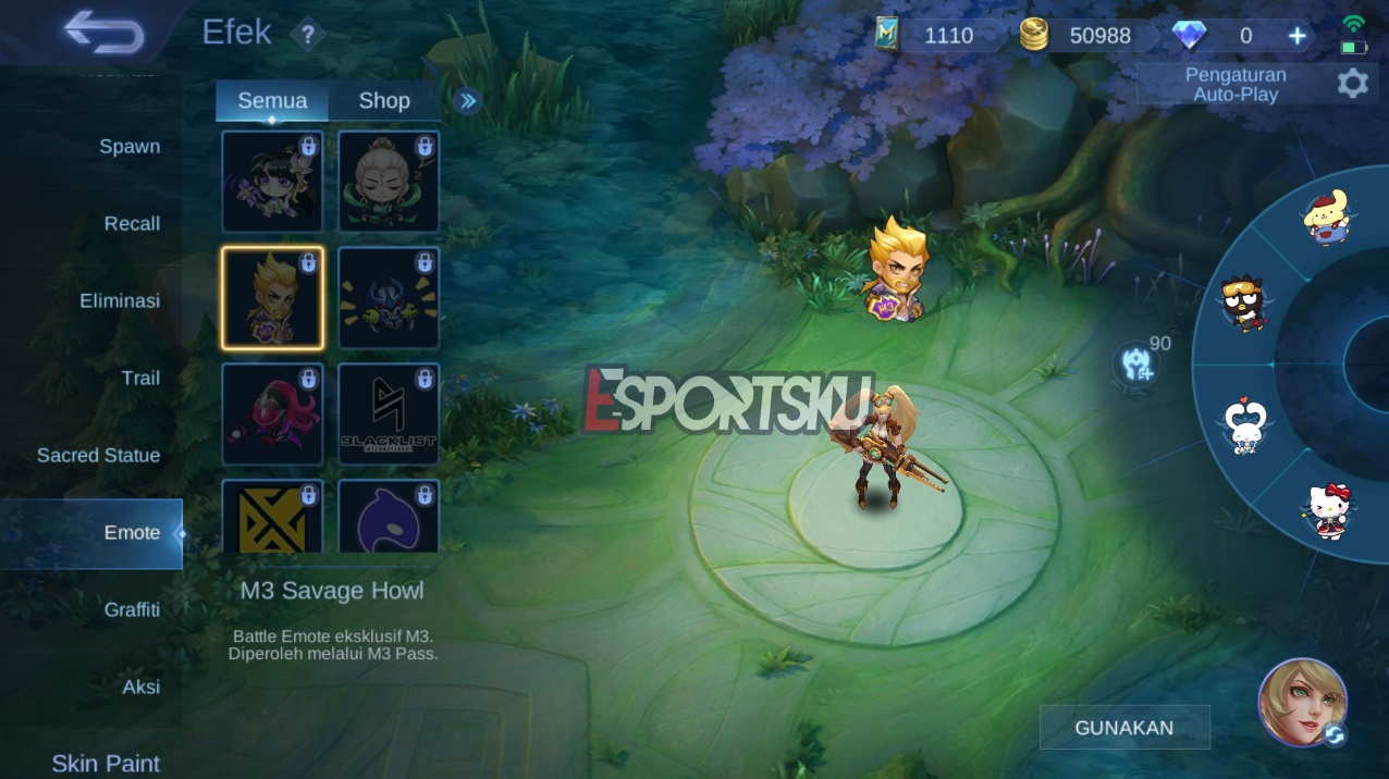 How to Get Battle Emote Savage Howl Mobile Legends (ML) - Esports