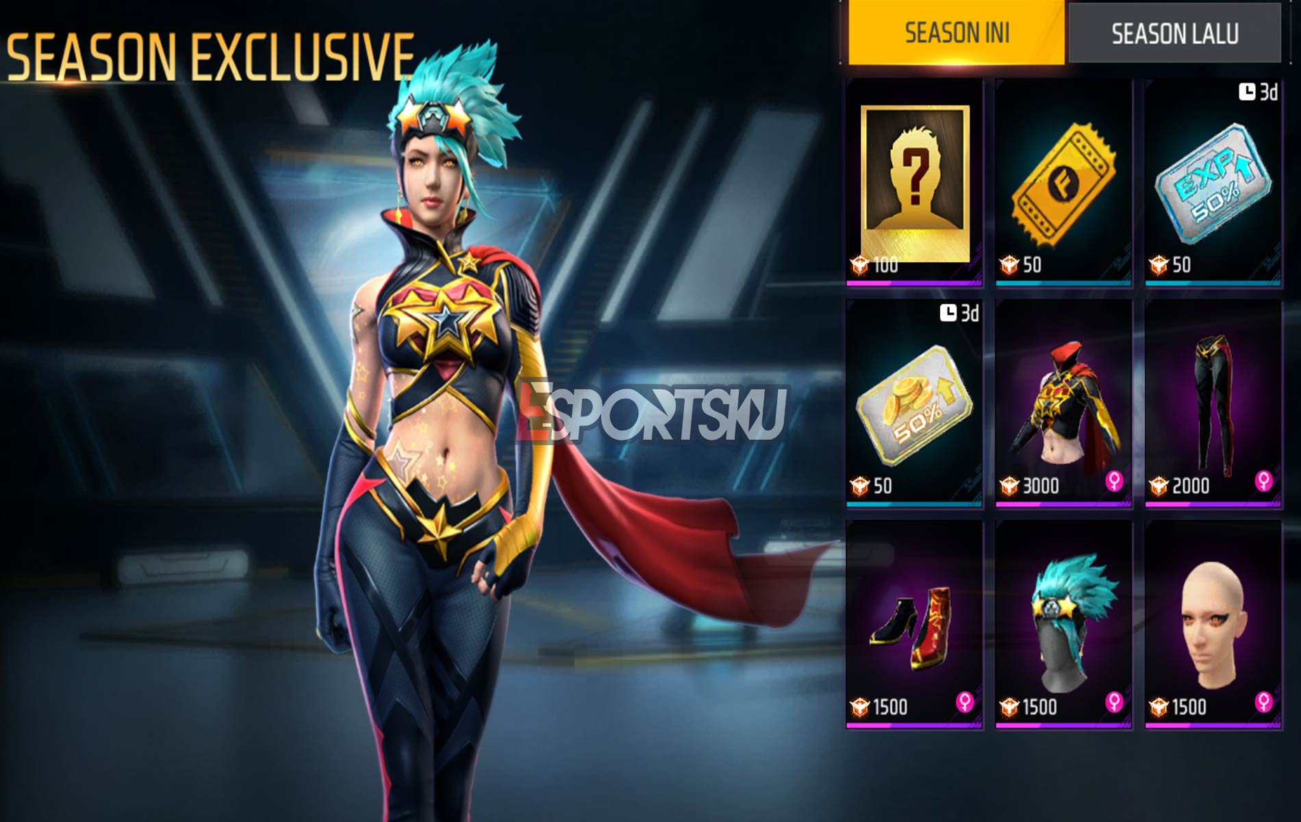 Cara Dapatkan Bundle Starlight Gazer Free Fire (FF) – Esportsku