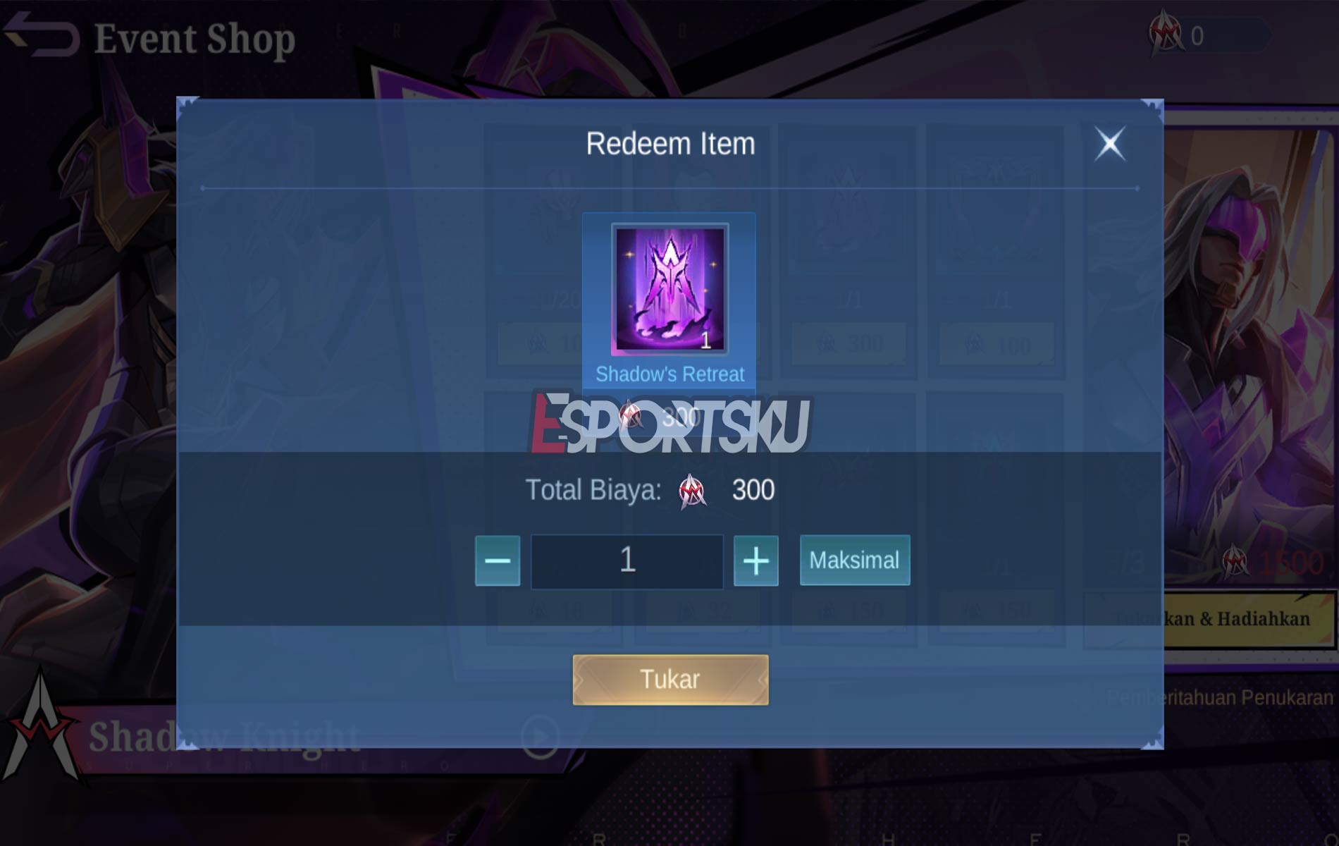 Cara Dapatkan Efek Recall Shadow's Retreat Mobile Legends (ML) – Esportsku