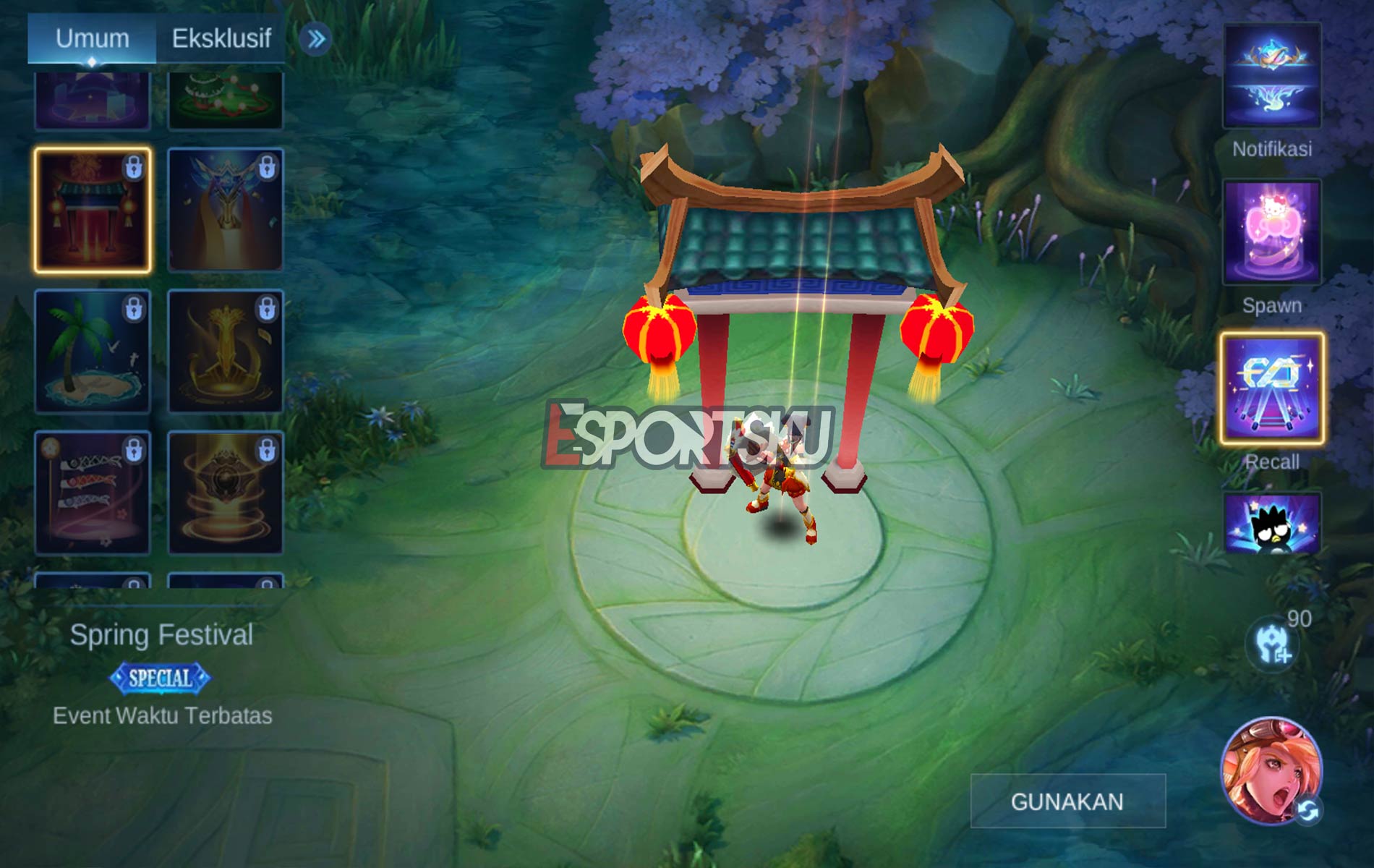 Cara Dapatkan Efek Recall Spring Festival Mobile Legends (ML) – Esportsku
