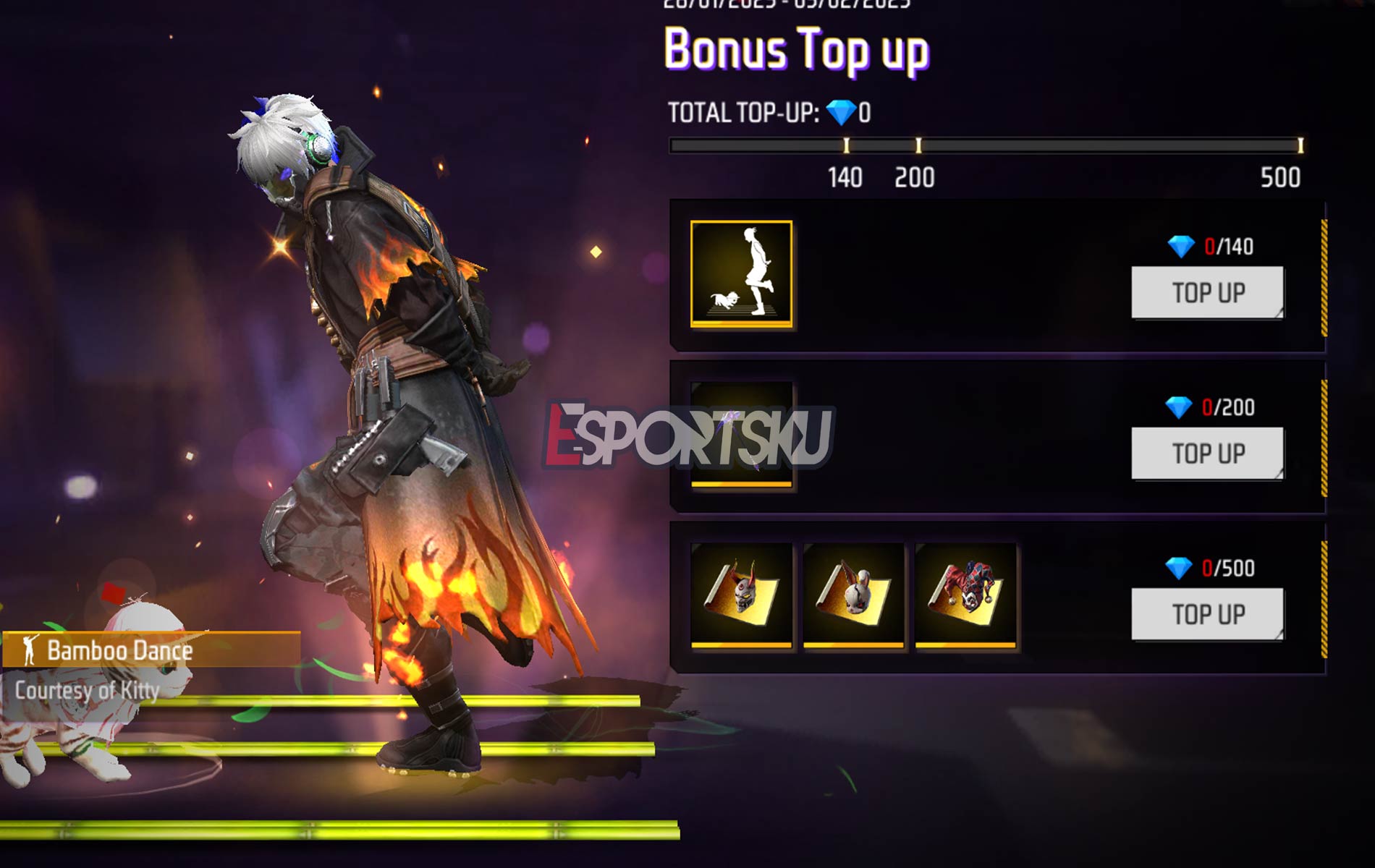 Cara Dapatkan Emote Bamboo Dance Free Fire (FF) – Esportsku