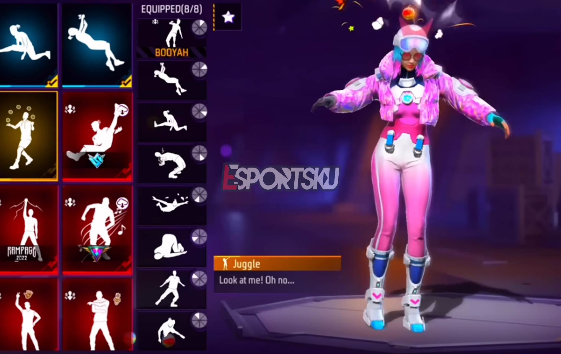 Cara Dapatkan Emote Juggle Free Fire (FF) – Esportsku