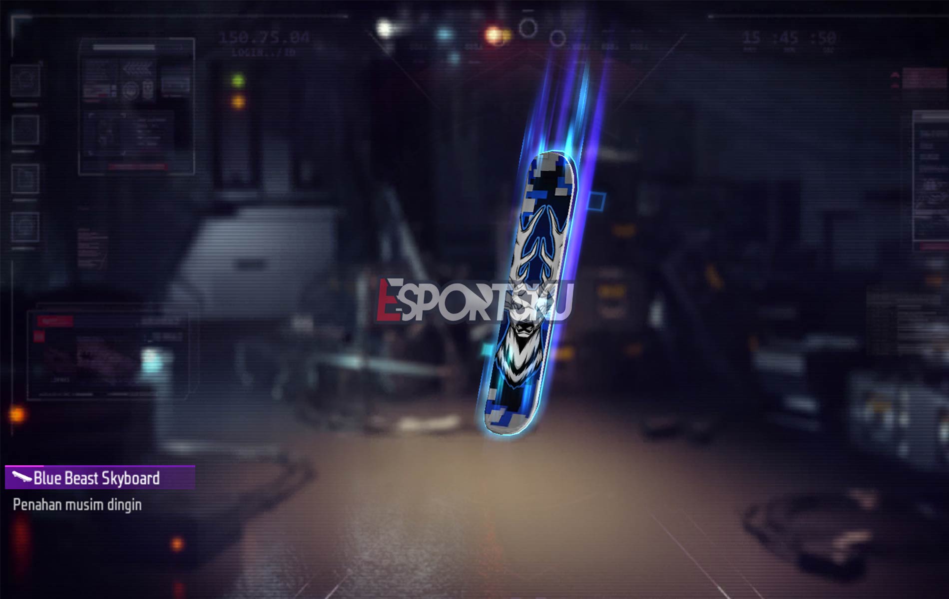 Cara Dapatkan Skyboard Blue Beast Free Fire (FF) – Esportsku