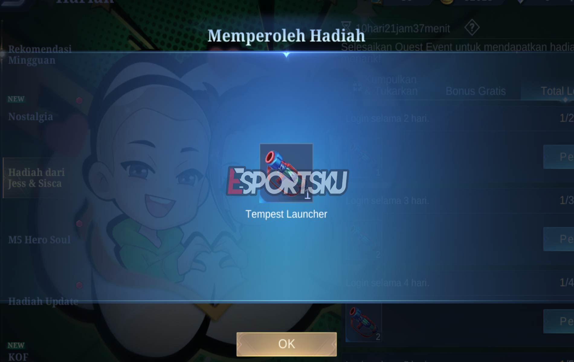 Cara Dapatkan Token Tempest Launcher Mobile Legends (ML) – Esportsku