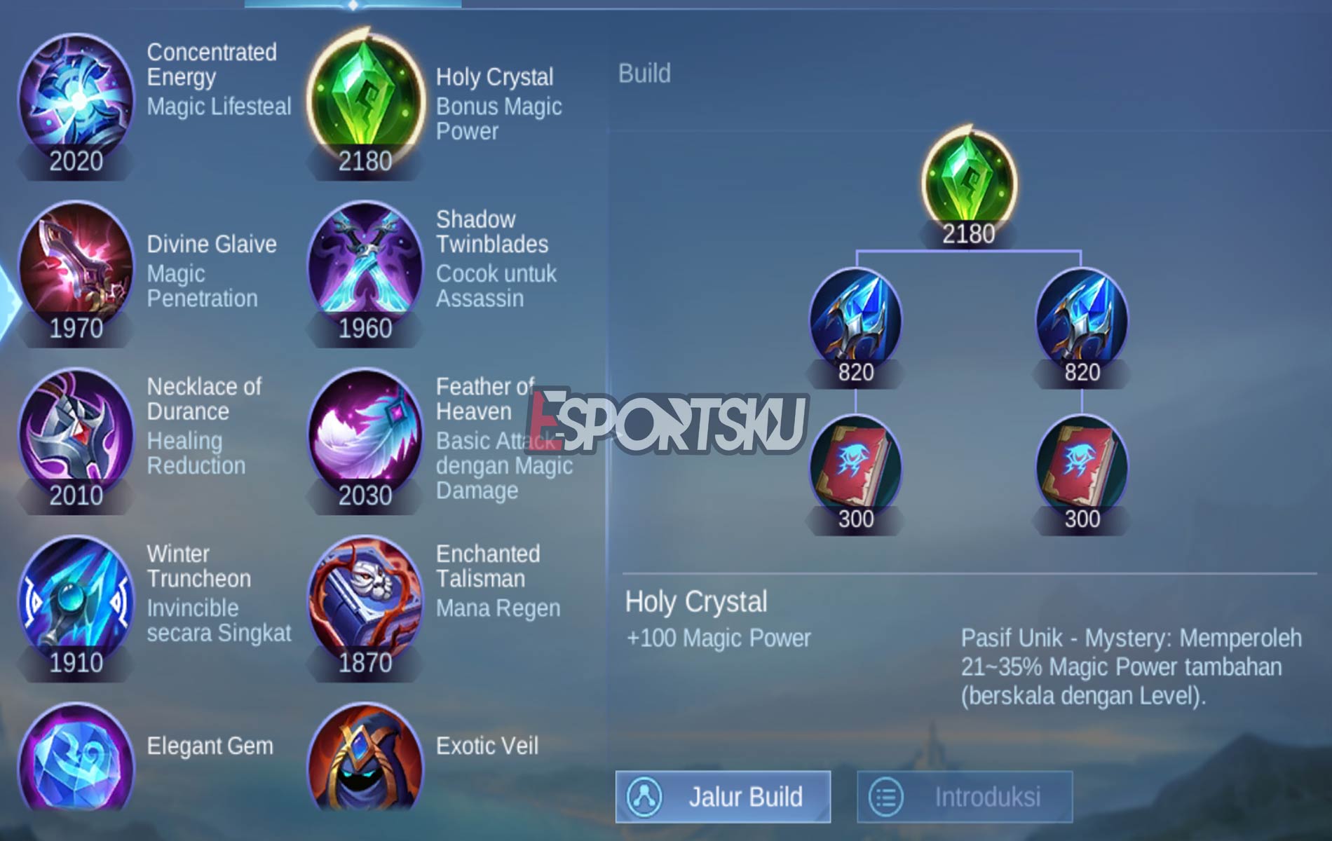5 Counter Item Holy Crystal Mobile Legends (ML) – Esportsku