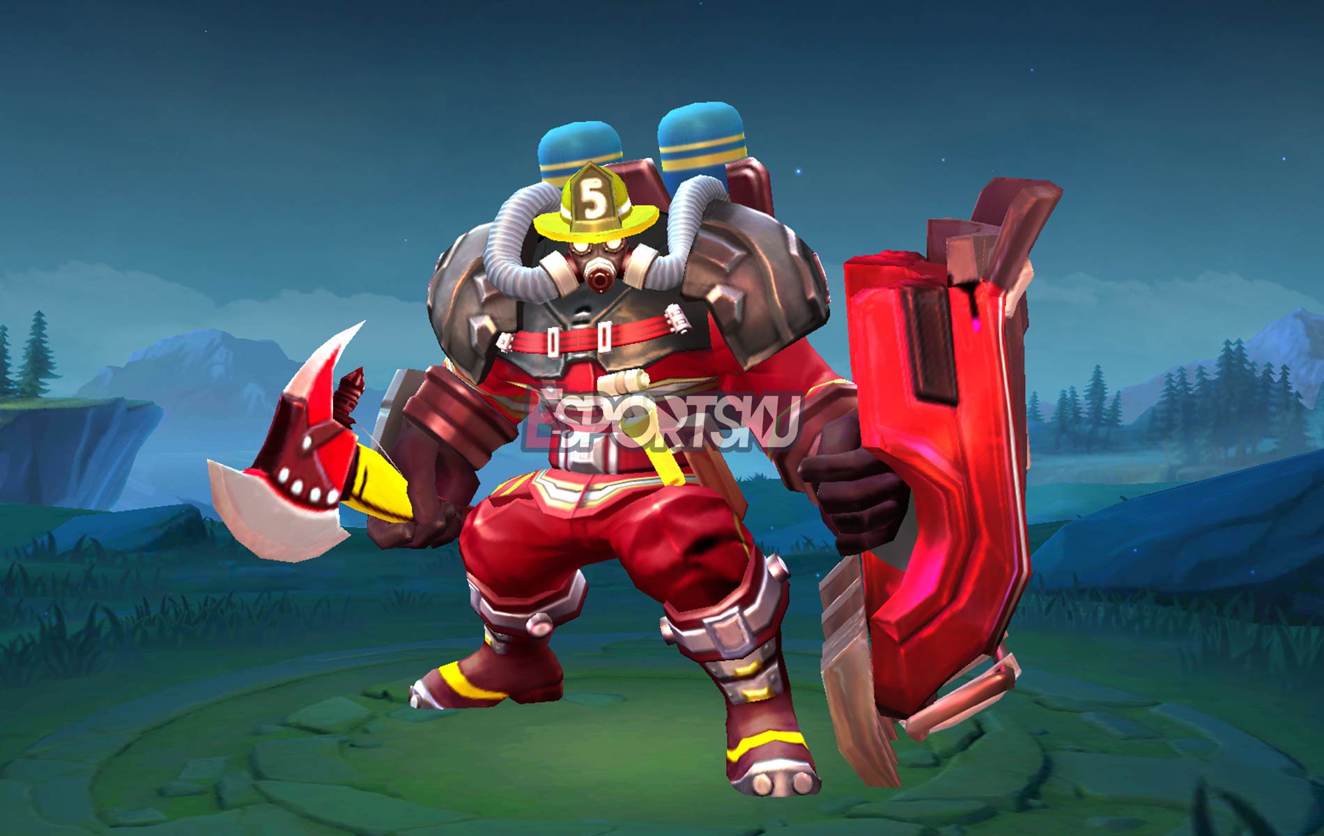 Harga Skin Johnson Fire Chief Normal Mobile Legends (ML) – Esportsku