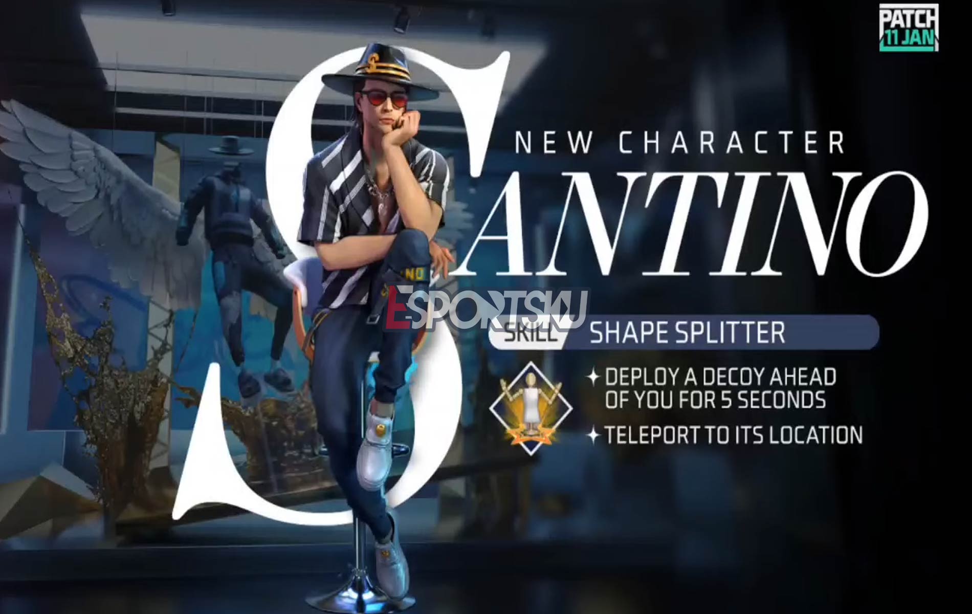 Karakter Baru Santino Desainer Fashion Free Fire (FF) – Esportsku