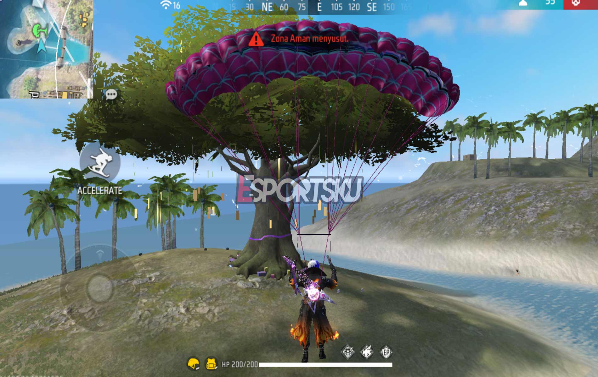 Lokasi Pohon Bermuda Dreams Free Fire (FF), Beri Hadiah? – Esportsku