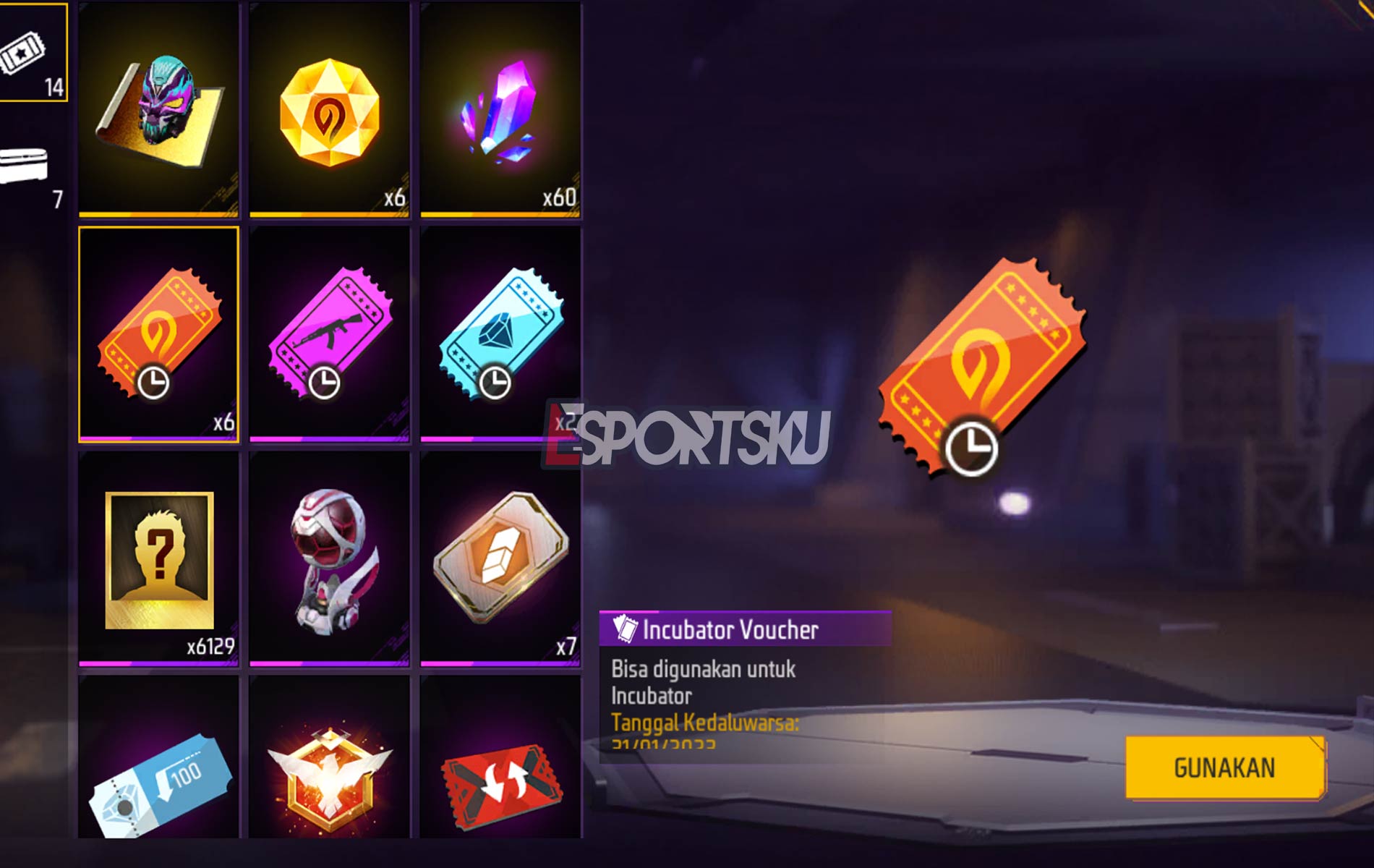 Tiket Royale January Update 2023 Free Fire (FF) – Esportsku