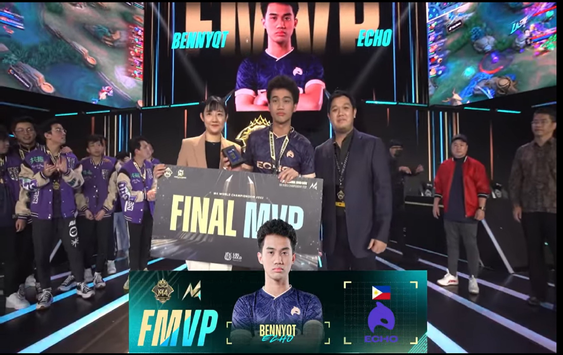 What is the total prize for the Echo PH Champion M4 Team? - Esports