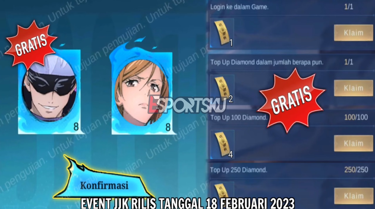 How to Get Free Tickets for the Jujutsu Kaisen Mobile Legends (ML ...