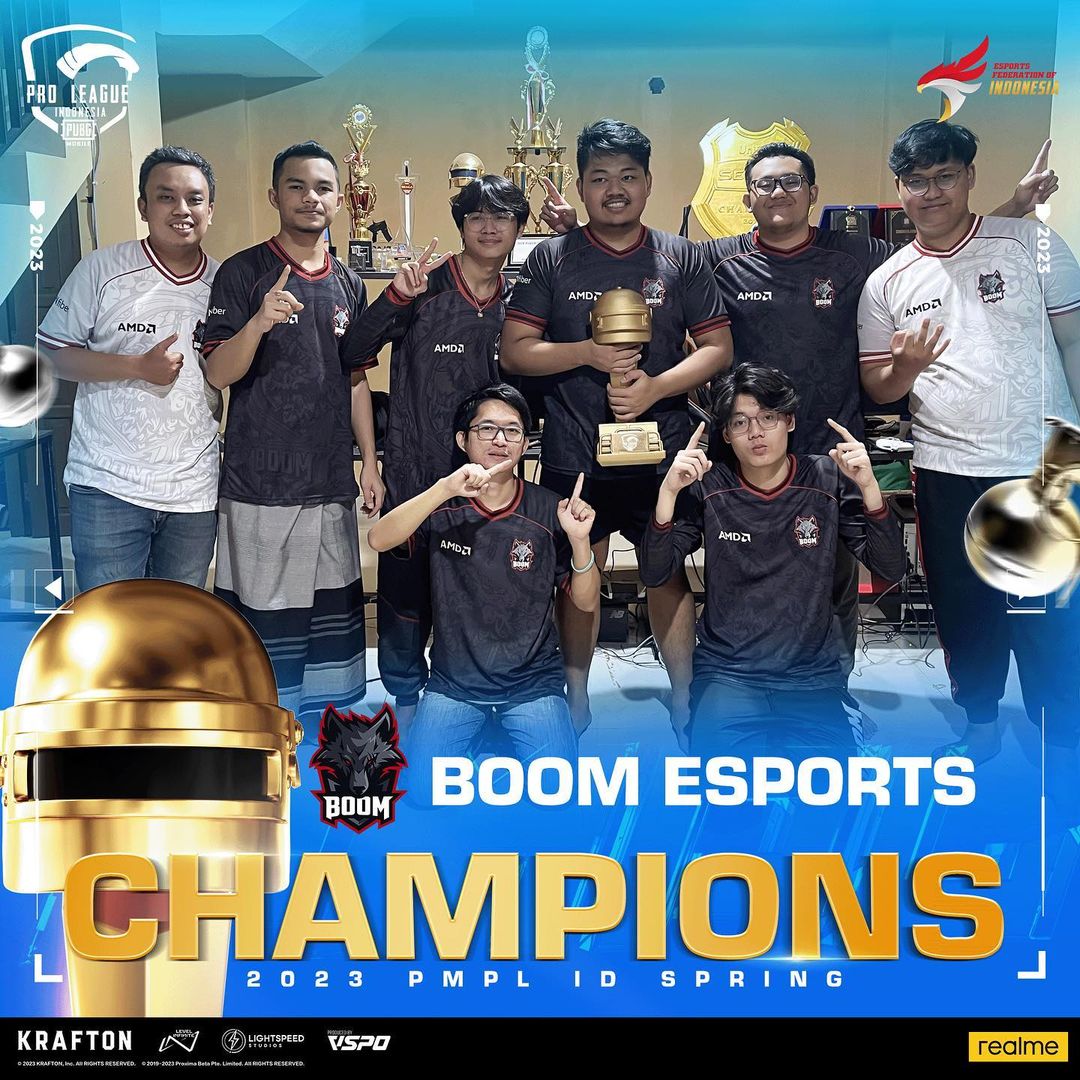 BOOM Esports Berhasil Jadi Juara di PMPL ID Spring 2023 - Hybrid.co.id
