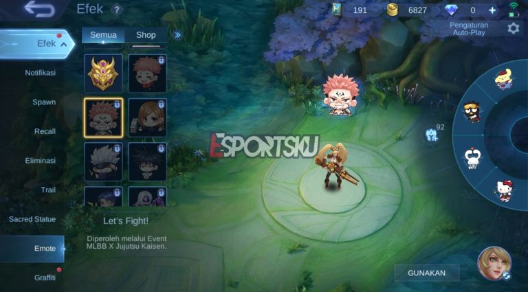 Cara Dapatkan Battle Emote Gojo dan Yuji Mobile Legends (ML) – Esportsku