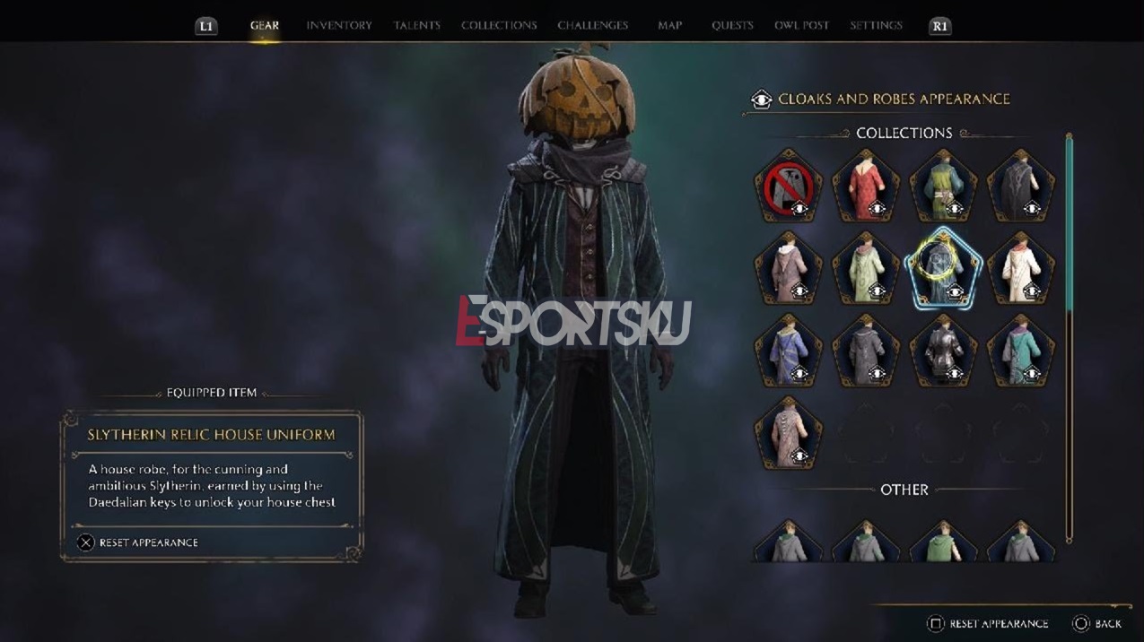 Cara Dapatkan Jubah Relic House Hogwarts Legacy – Esportsku
