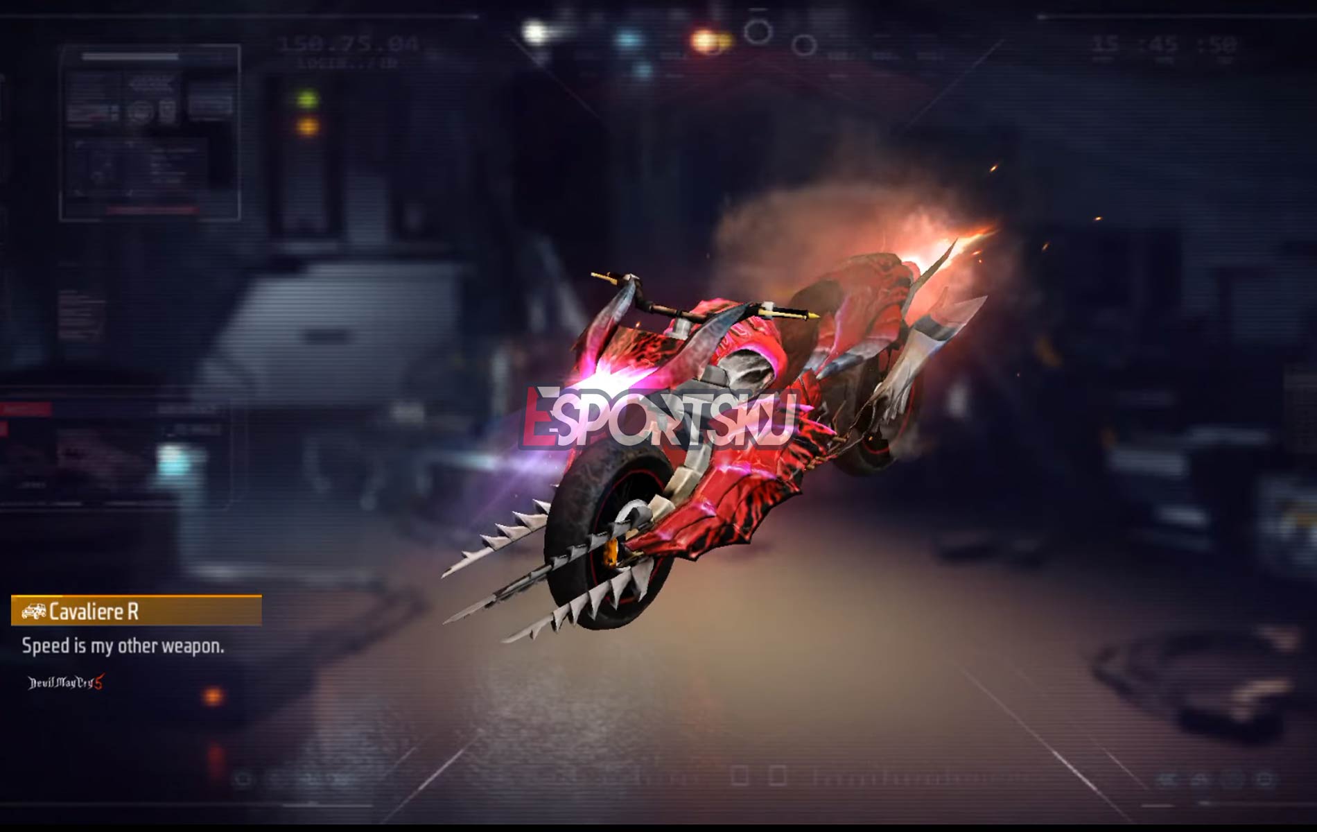 Cara Dapatkan Skin Motor Dante Cavaliere R Free Fire (FF) – Esportsku