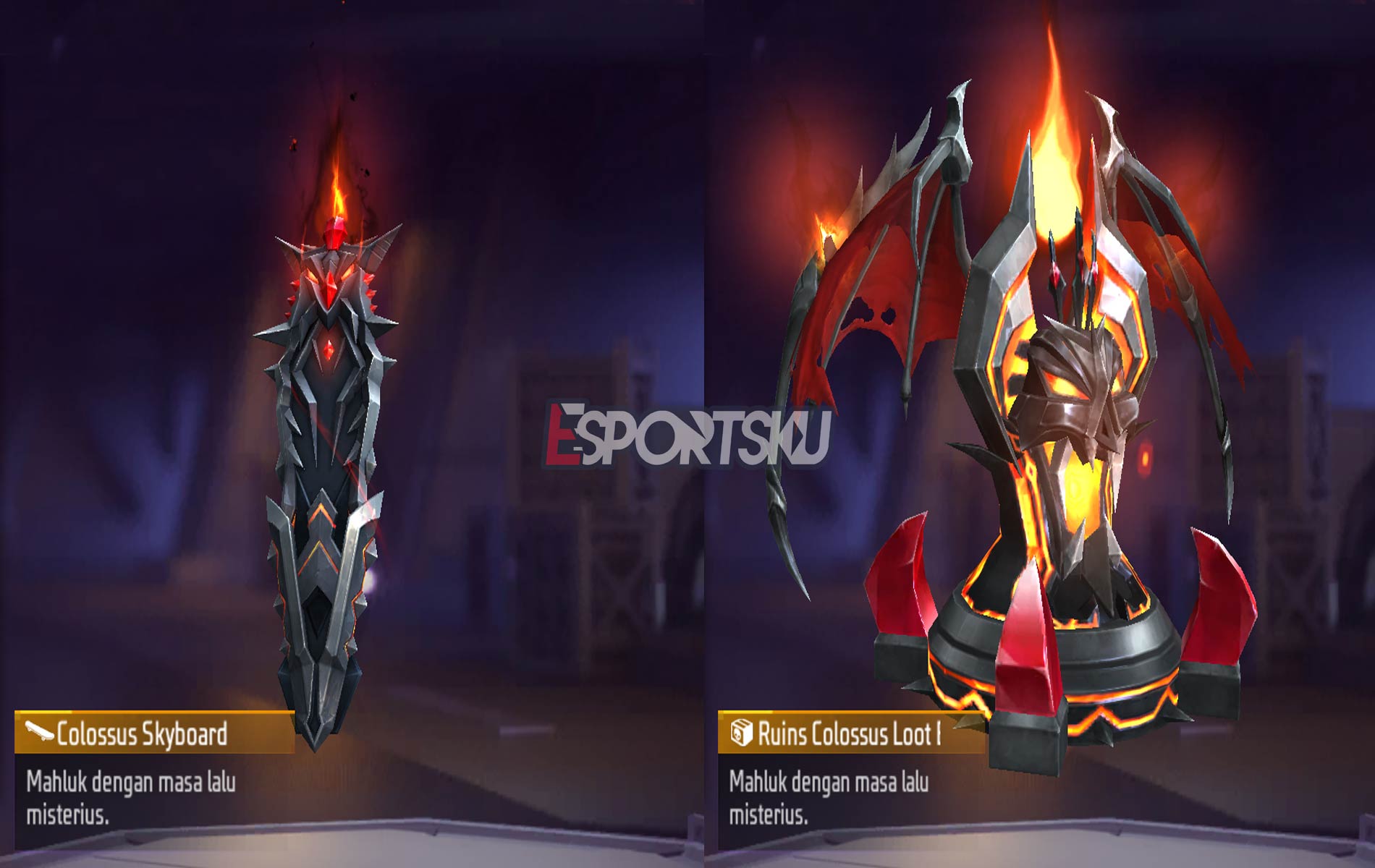 Cara Dapatkan Skyboard dan Loot Box Ruins Colossus Free Fire (FF ...