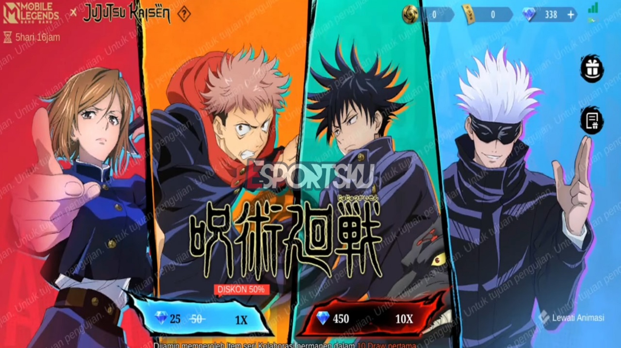 How to Draw Skin Gojo Mobile Legends (ML) - Esports