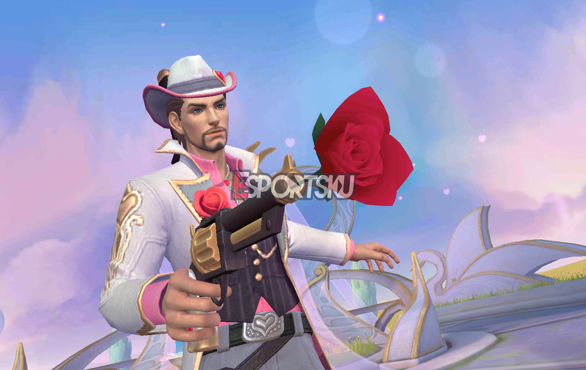 Harga Skin Clint Gun and Roses Valentine Mobile Legends (ML) – Esportsku