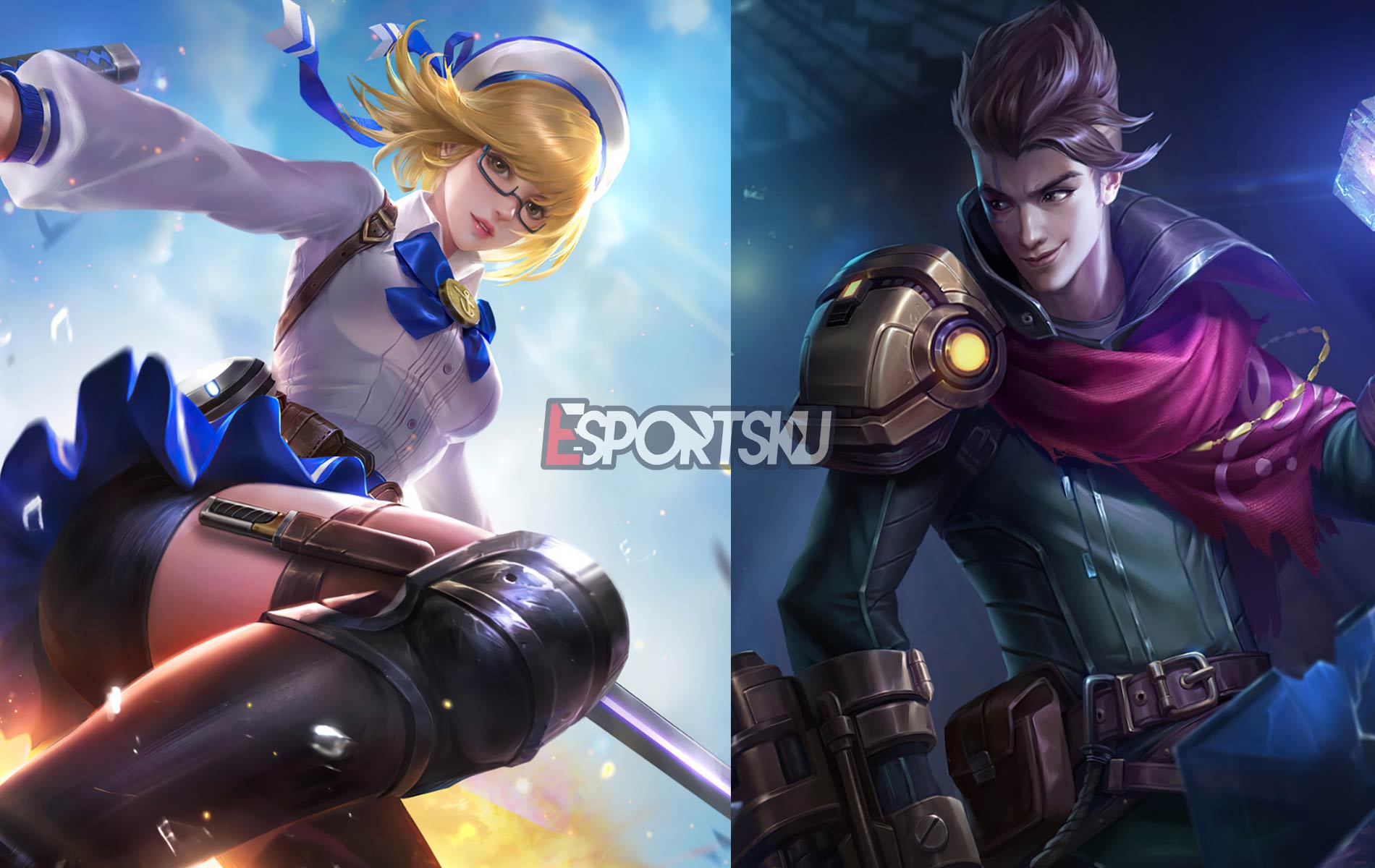Skin Valentine Fanny dan Claude 2023 Mobile Legends (ML) – Esportsku
