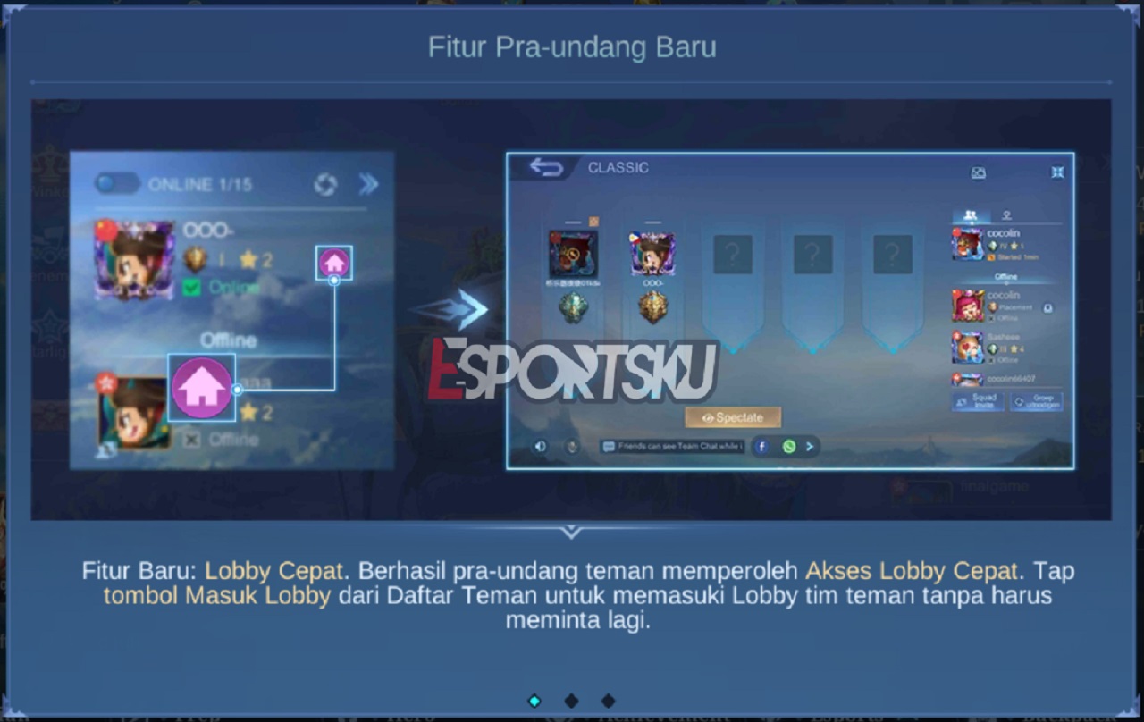 Apa Itu Fitur Pra-Undang Mobile Legends (ML)? – Esportsku