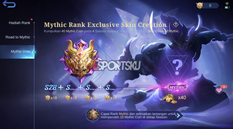 Apa Itu Mythic Vote Mobile Legends (ML)? – Esportsku