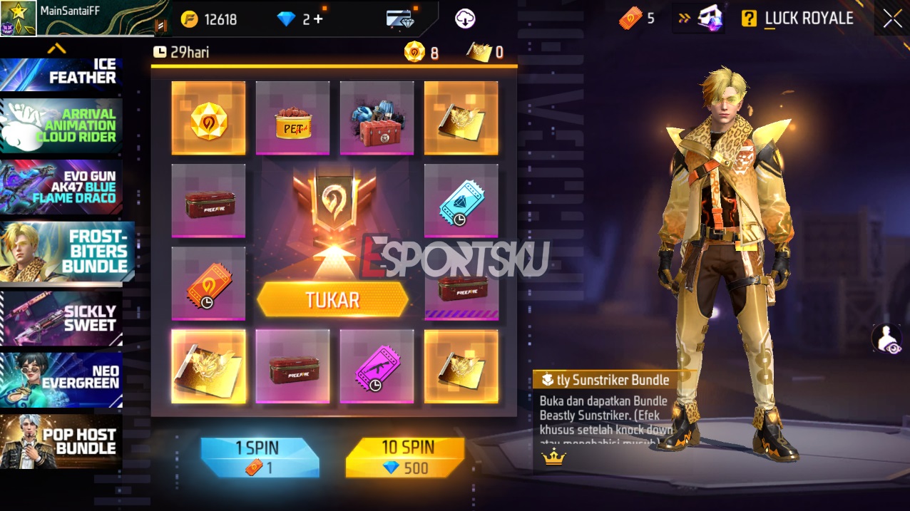 Harga Bundle Frostbiters Incubator Free Fire (FF) – Esportsku